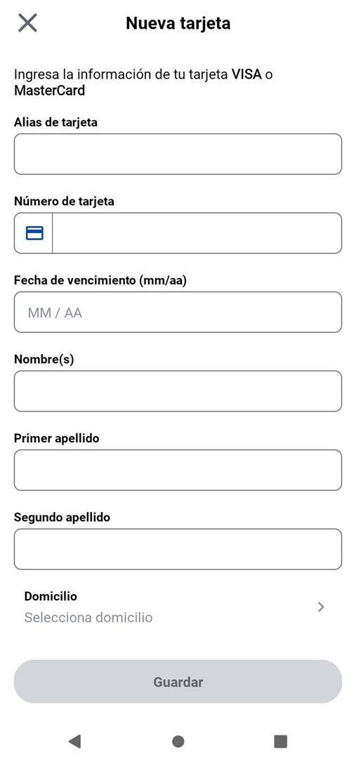 Registro de tarjetas para recarga en la App "Tu Tag Pase" – PASE