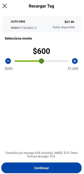 Registro de tarjetas para recarga en la App "Tu Tag Pase" – PASE